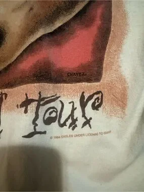 giant | Shirts | Vintage 94 Eagles Hell Freezes Over 95 World Tour ...